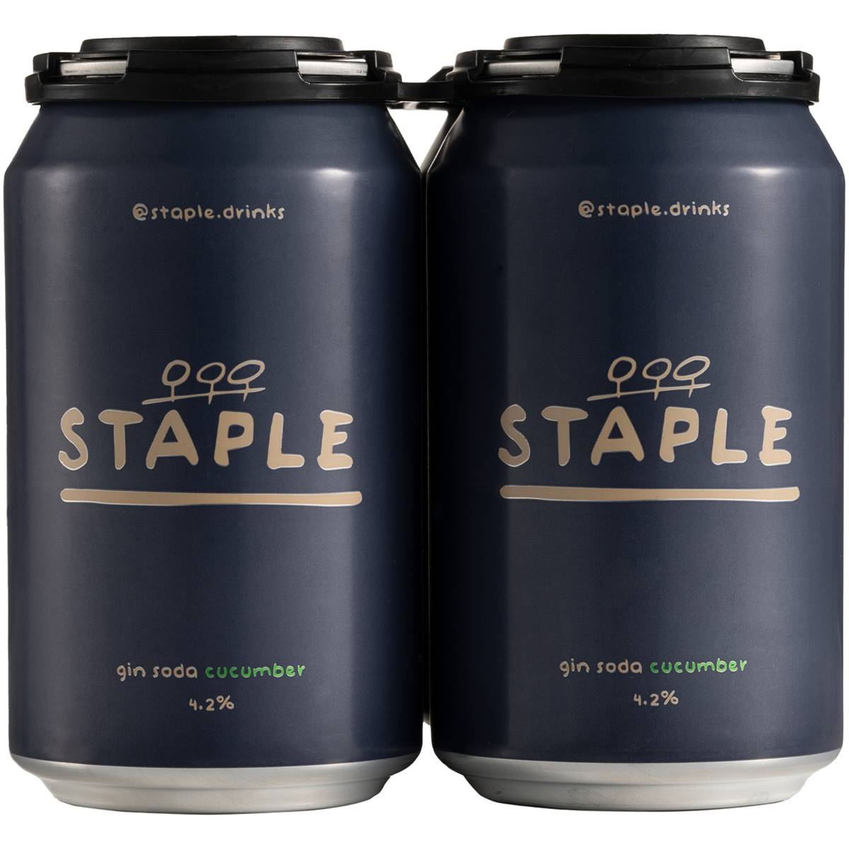 Staple Gin Soda Cucumber Can 330ml | Woolworths