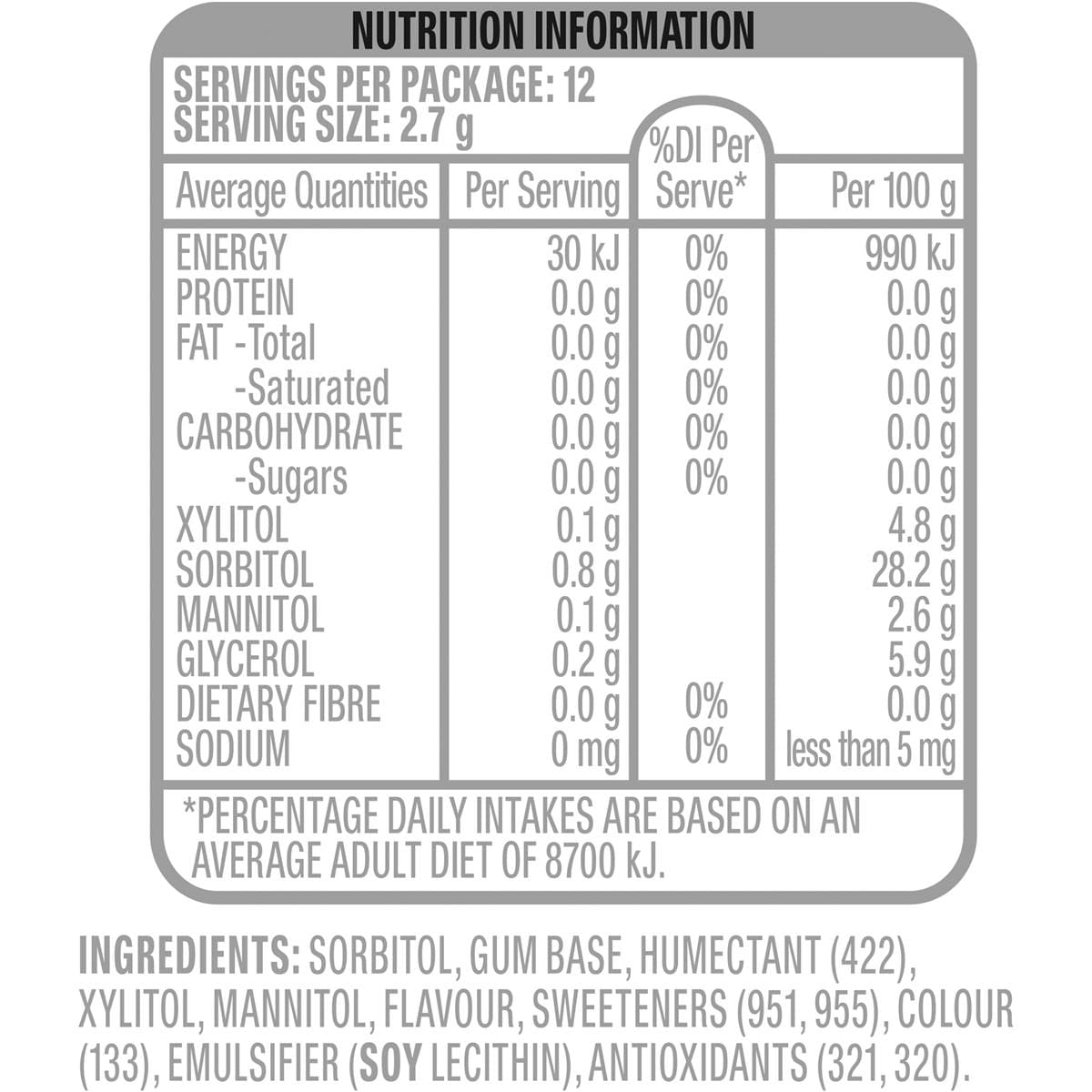 Wrigley's 5 Gum Orange Fusion 32g | Woolworths