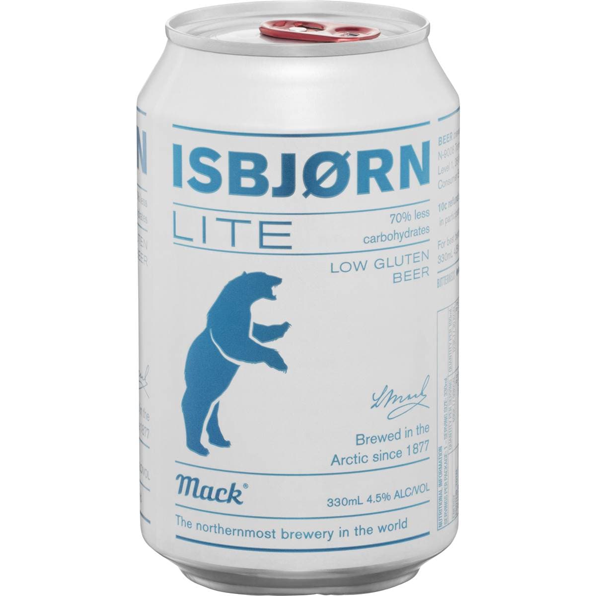 Mack Isbjorn Lite Can 330ml | Woolworths