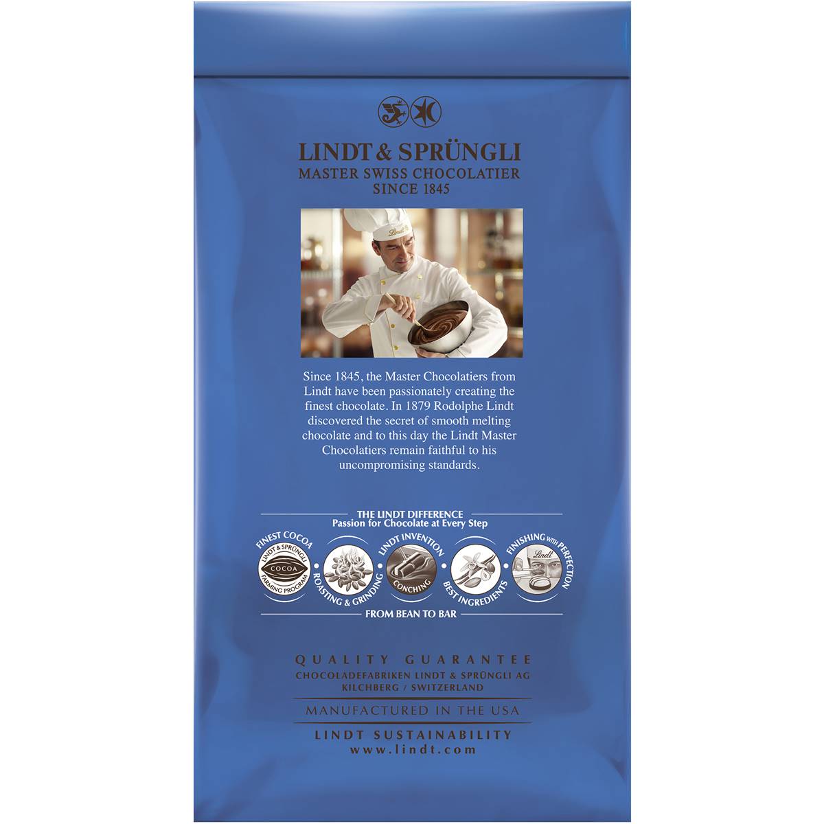 Lindt Caramel Squares Dark Chocolate Bag 124g | Woolworths