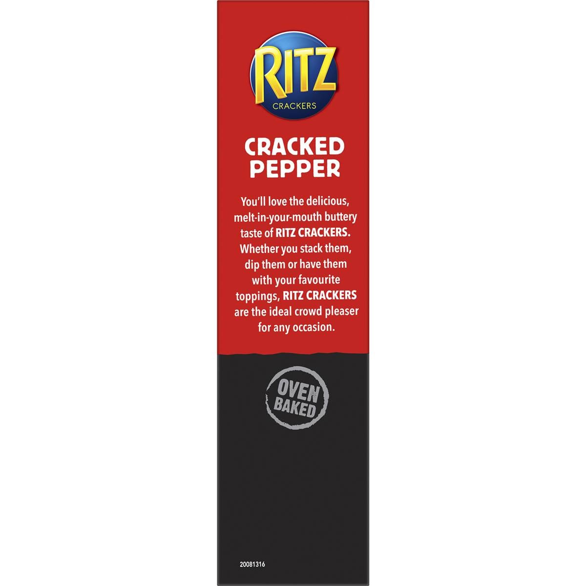 Ritz Crackers Cracked Pepper 300g | Woolworths