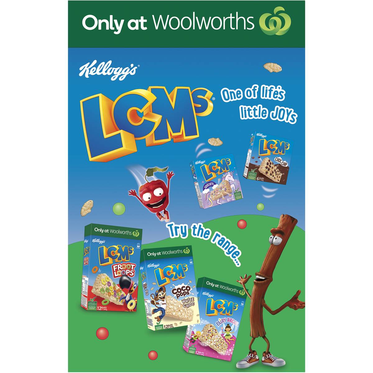 Kellogg's Lcms Apple Jacks Snack Bars 12 Pack | Woolworths