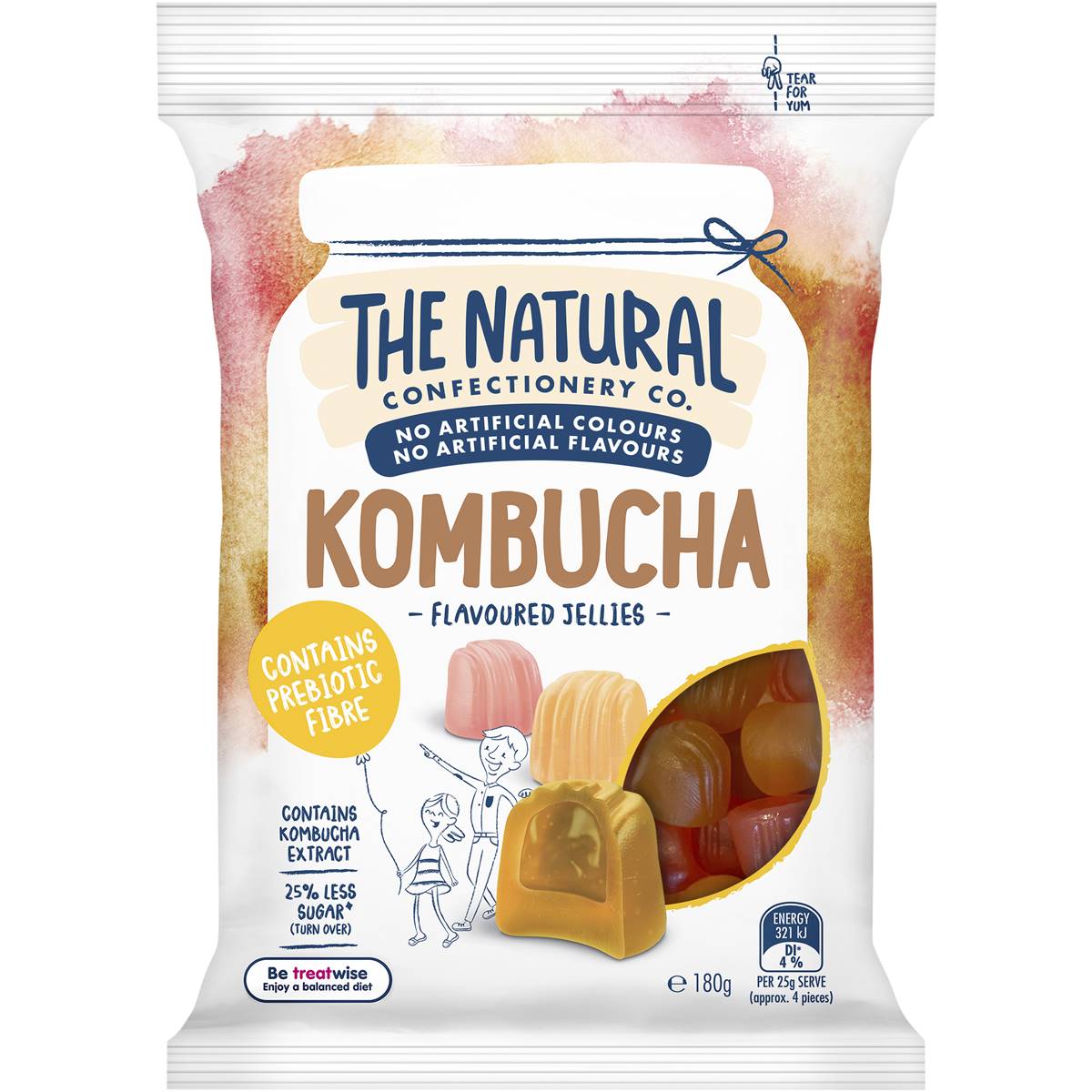 The Natural Confectionery Co Kombucha Flavoured Lollies 180g Woolworths The Natural Confectionery Co Kombucha Flavoured Lollies 180g Woolworths