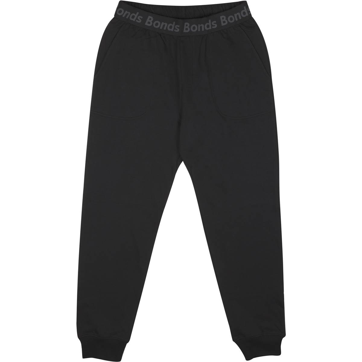 Bonds Men's Essentials Skinny Terry Trackie Xlarge Black Each | Woolworths