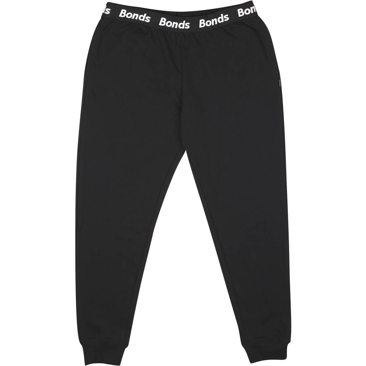 Bonds Women's Essentials Skinny Terry Trackie Large Black Each | Woolworths