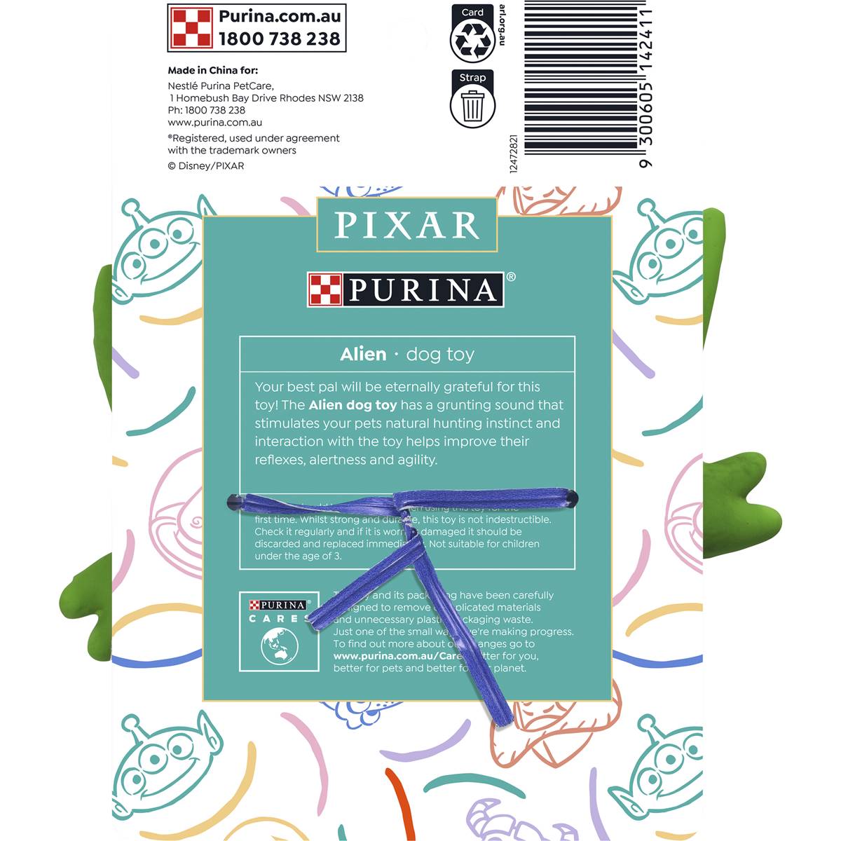 Purina Pixar Alien Dog Toy Each | Woolworths