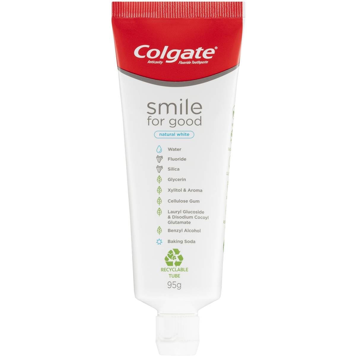 Colgate Smile For Good Natural White Vegan Eco Toothpaste 95g | Woolworths