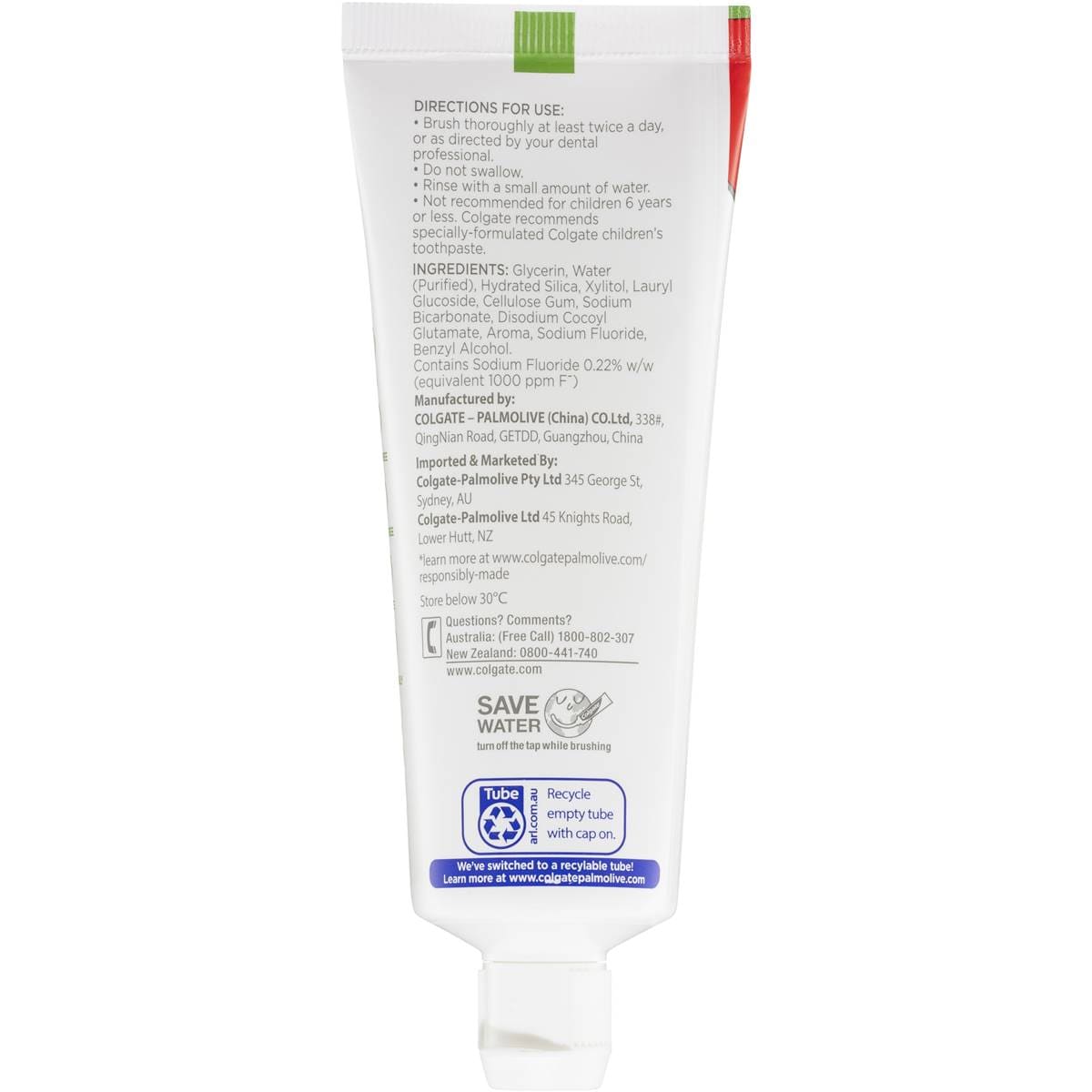 Colgate Smile For Good Natural White Vegan Eco Toothpaste 95g | Woolworths