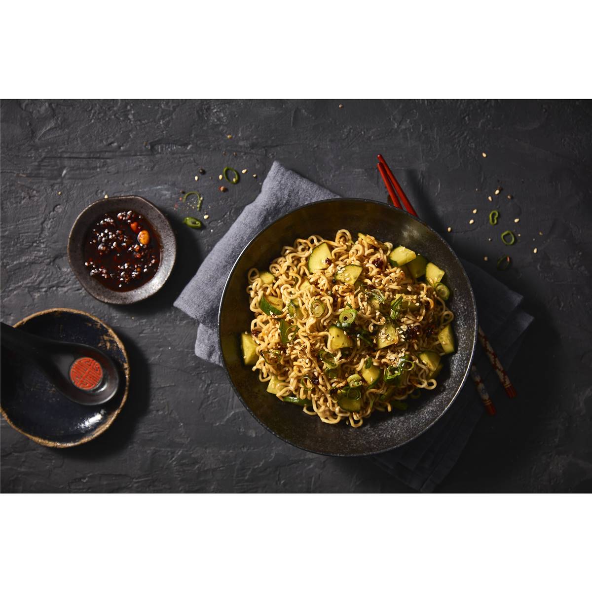 Maggi Fusian Soupy Noodles Korean Style Kimchi 5 Pack | Woolworths