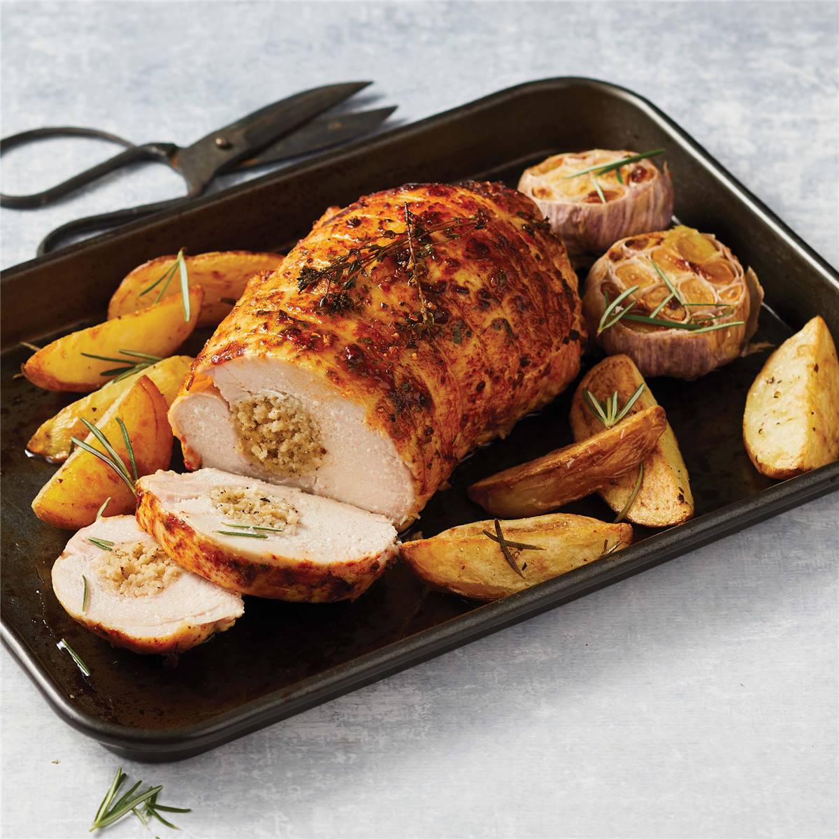 Woolworths Cook Boneless Chicken With Lemon Thyme & Sourdough 800g - 1 ...