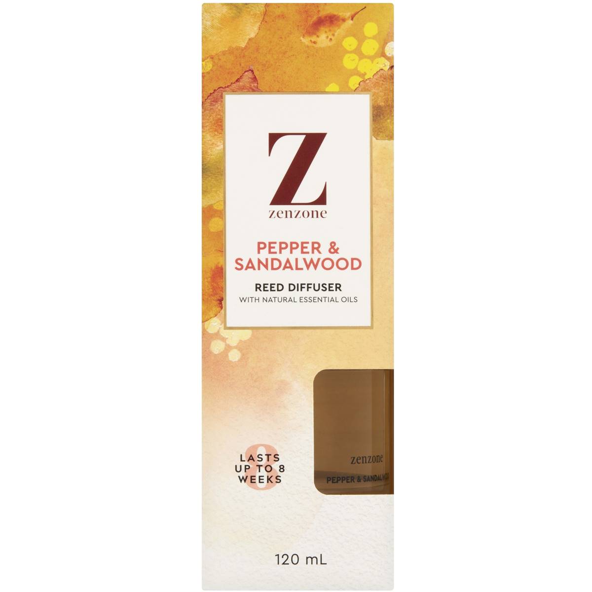Zenzone Pepper & Sandalwood Reed Diffuser 120ml | Woolworths