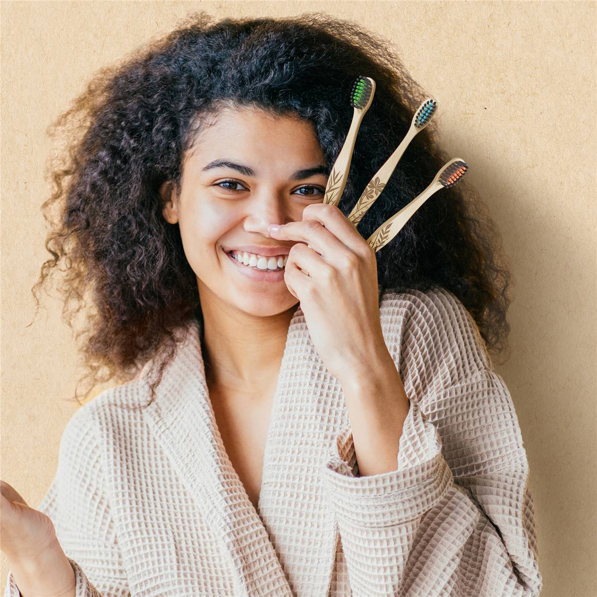 Colgate Toothbrush Biodegradable Bpa Free Bamboo 2 Pack | Woolworths