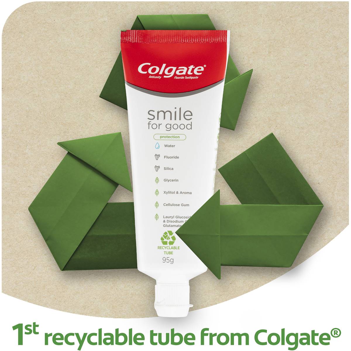 Colgate Smile For Good Protection Vegan Eco Toothpaste 95g | Woolworths