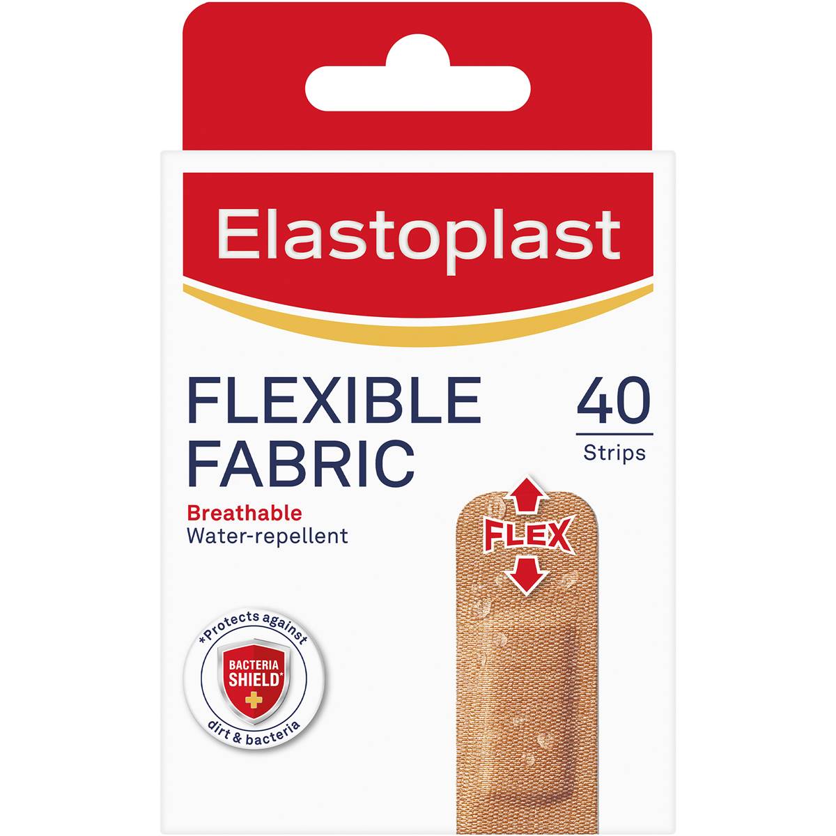 Elastoplast Flexible Fabric Breathable Plasters For Wound Protection 40 ...