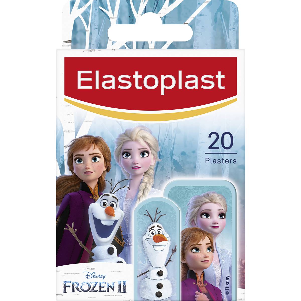 Elastoplast Disney® Frozen Kids Plasters For Small Wounds 20 Pack ...