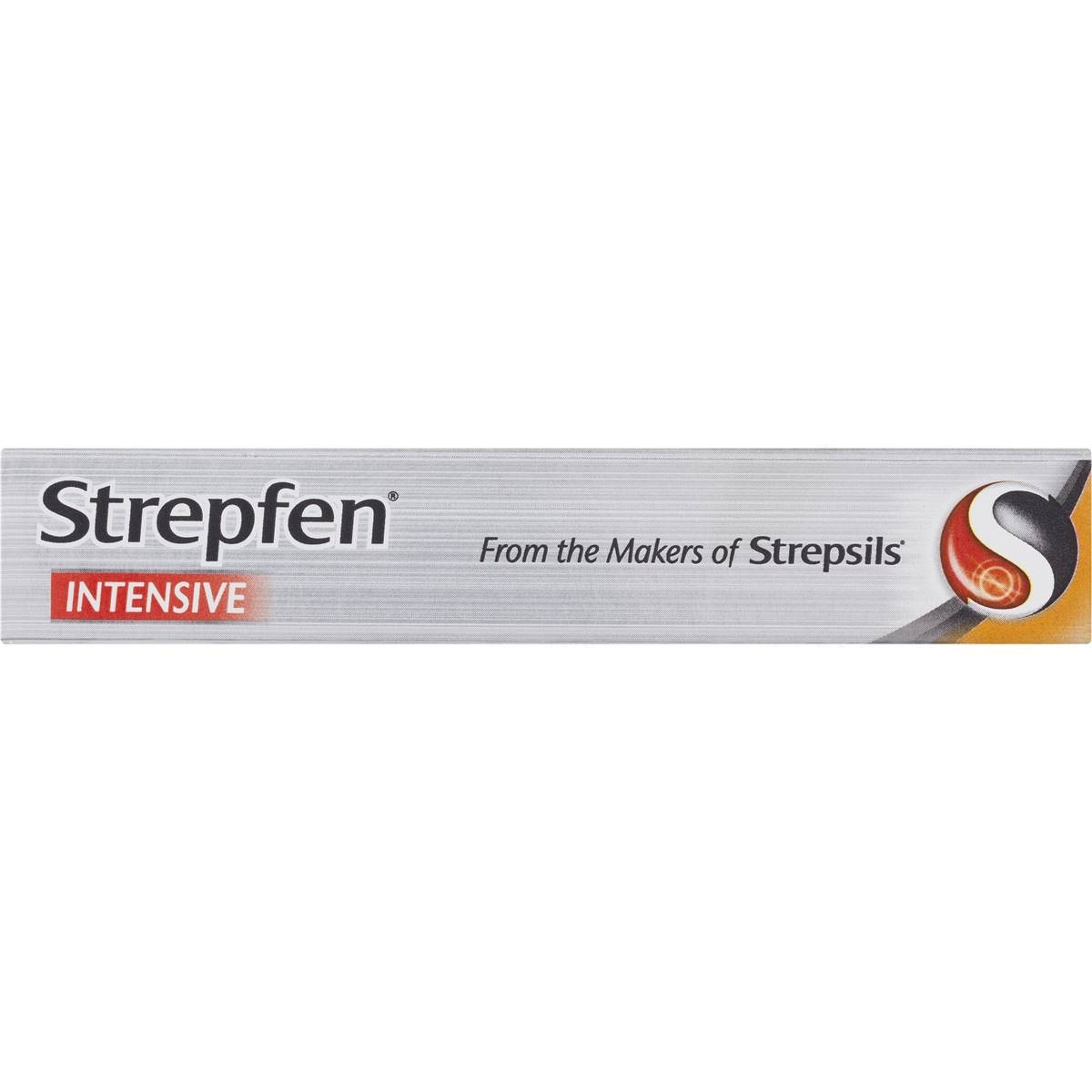 Strepfen Intensive Throat Lozenges Sugar Free Orange 16 Pack | Woolworths