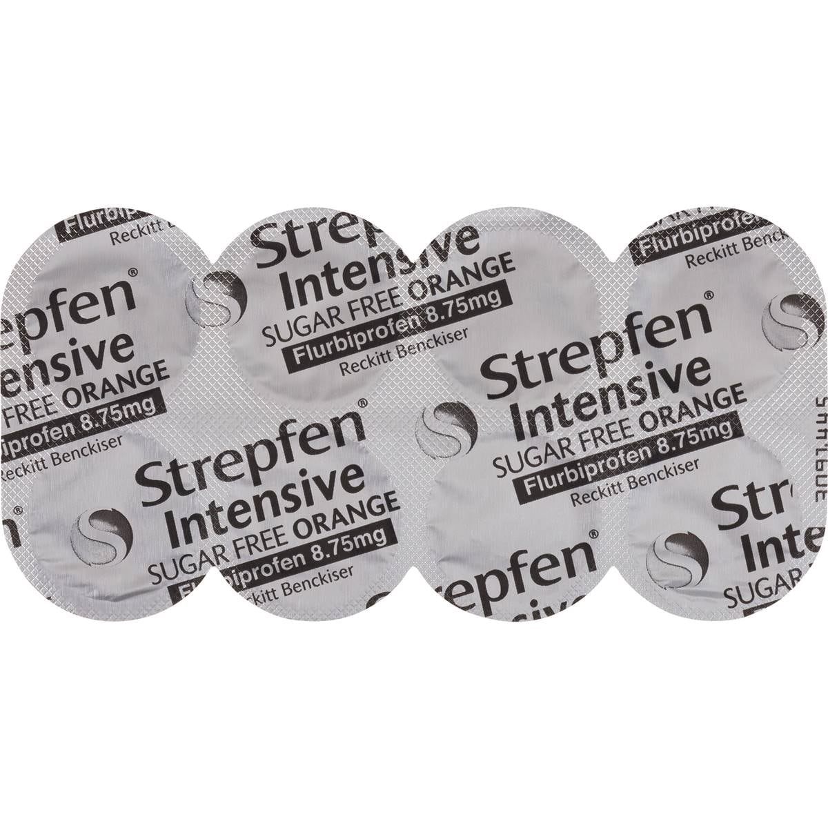 Strepfen Intensive Throat Lozenges Sugar Free Orange 16 Pack | Woolworths