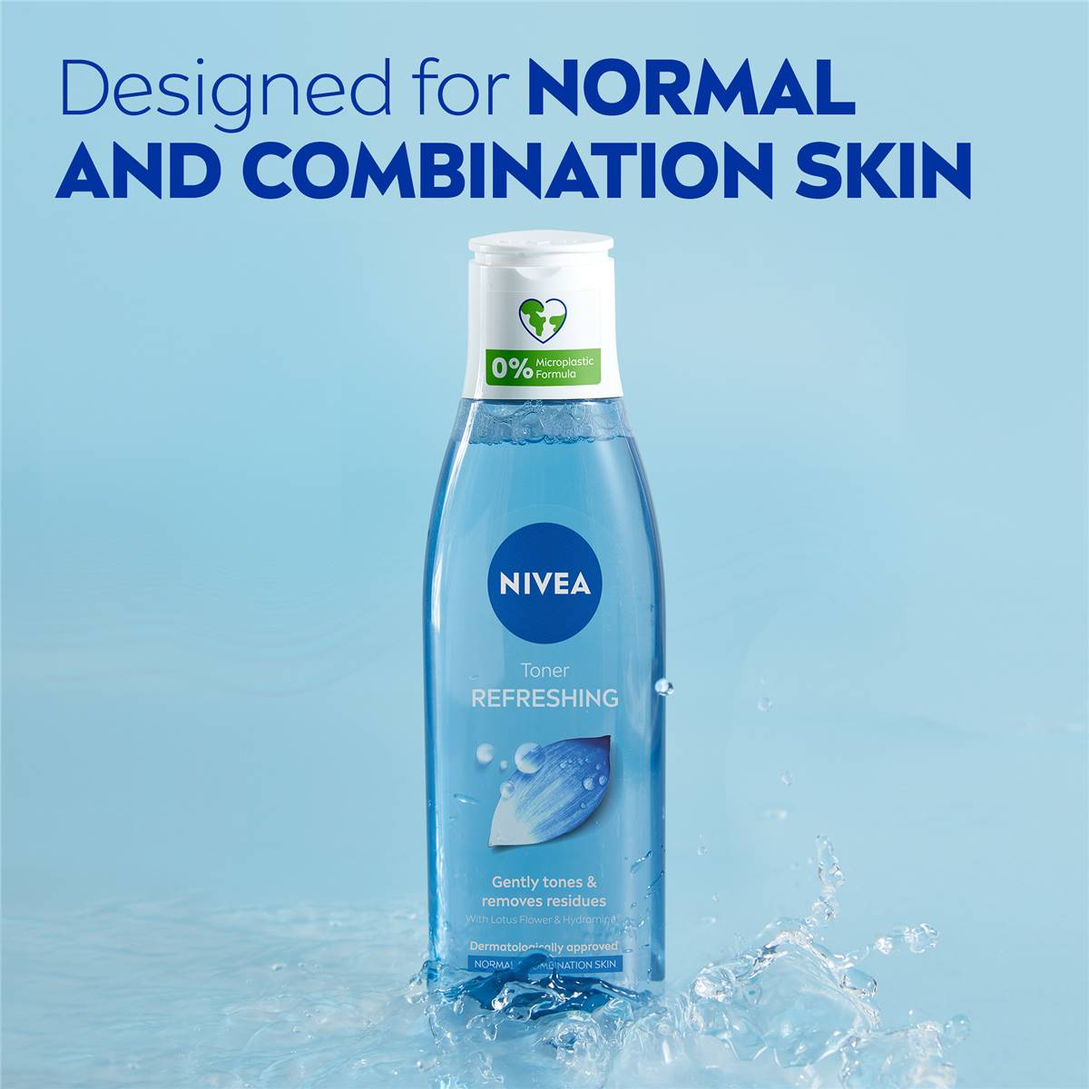 Nivea Refreshing Facial Toner For Normal & Combination Skin 200ml ...