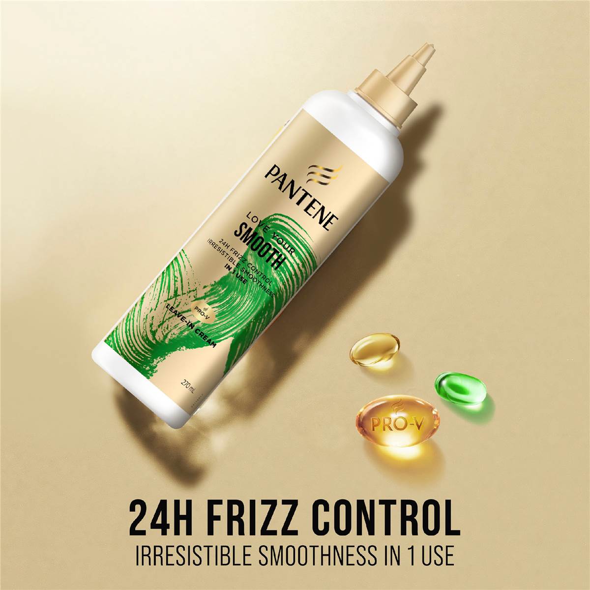 Pantene Frizz Control Smoothing Leave-in Hair Cream 270ml | Woolworths