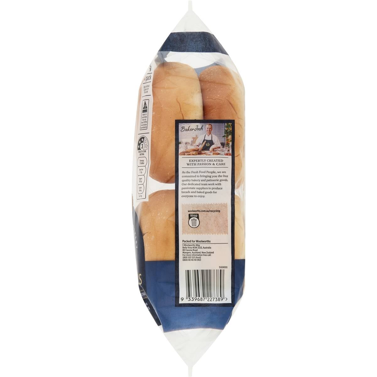 Woolworths Soft & Glazed Milk Buns 4 Pack | Woolworths