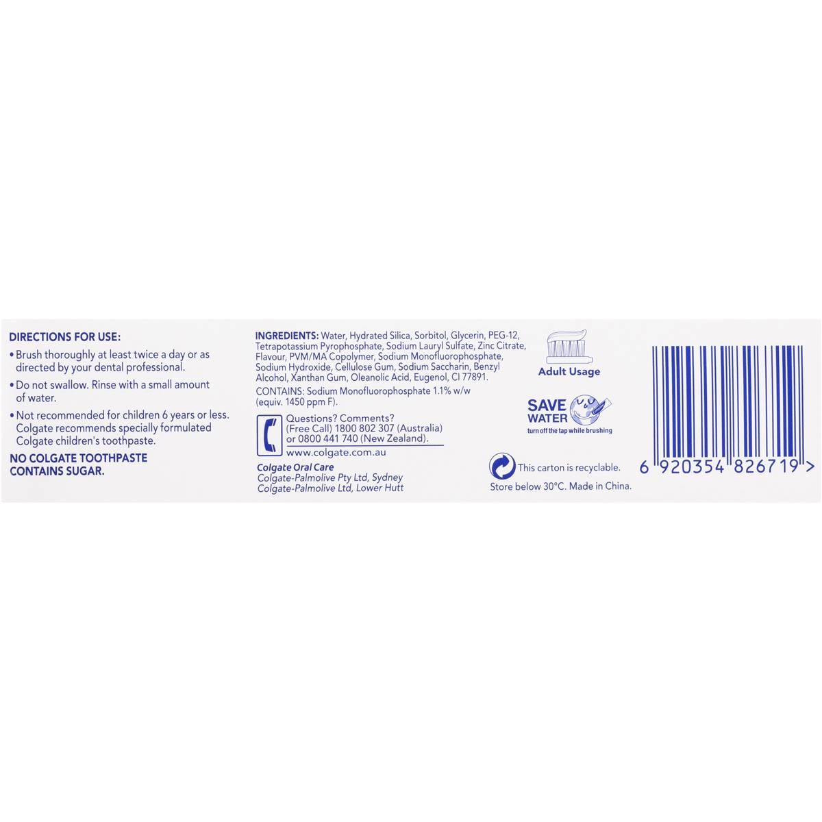 Colgate Savacol Toothpaste 100g | Woolworths