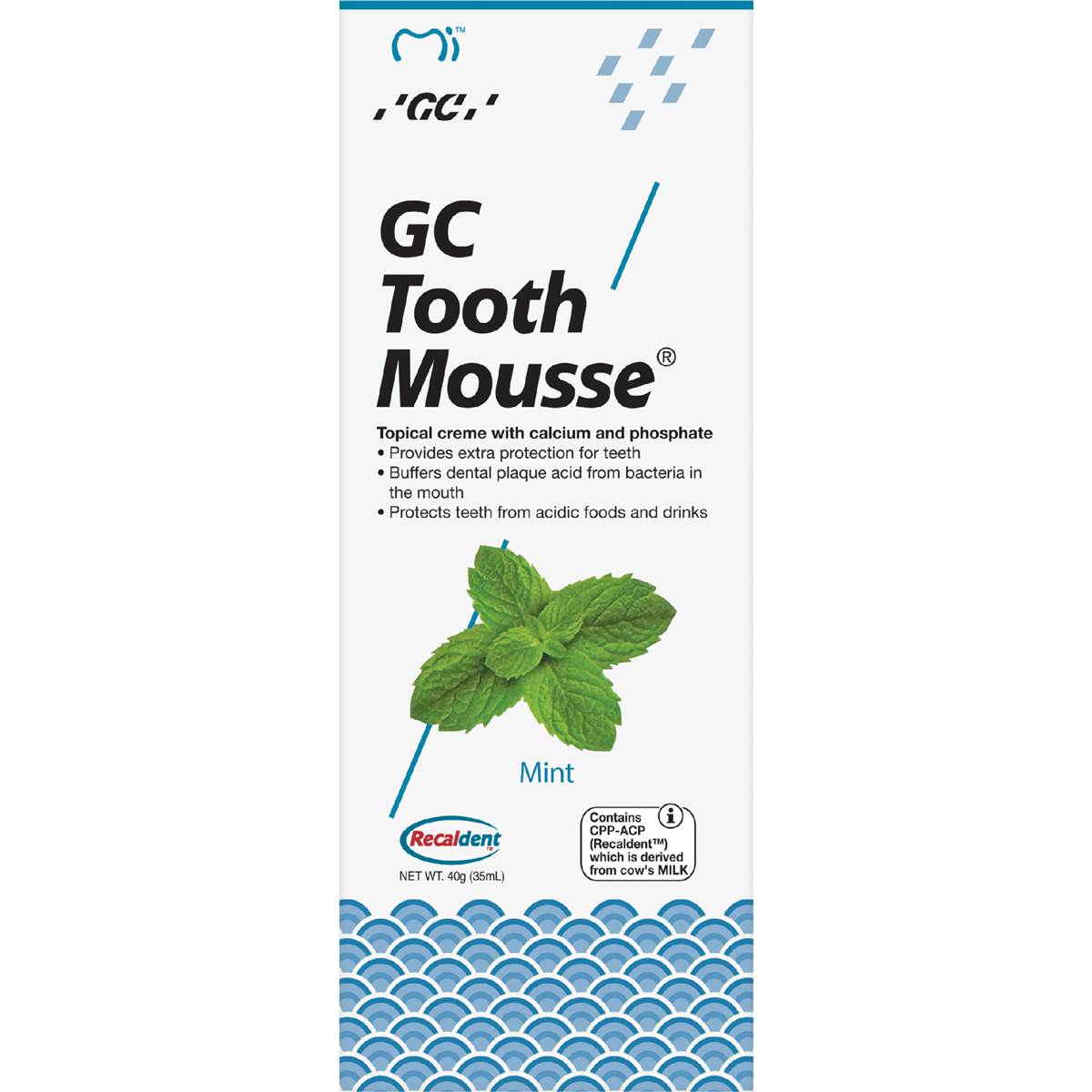 Gc Tooth Mousse Mint 40g | Woolworths