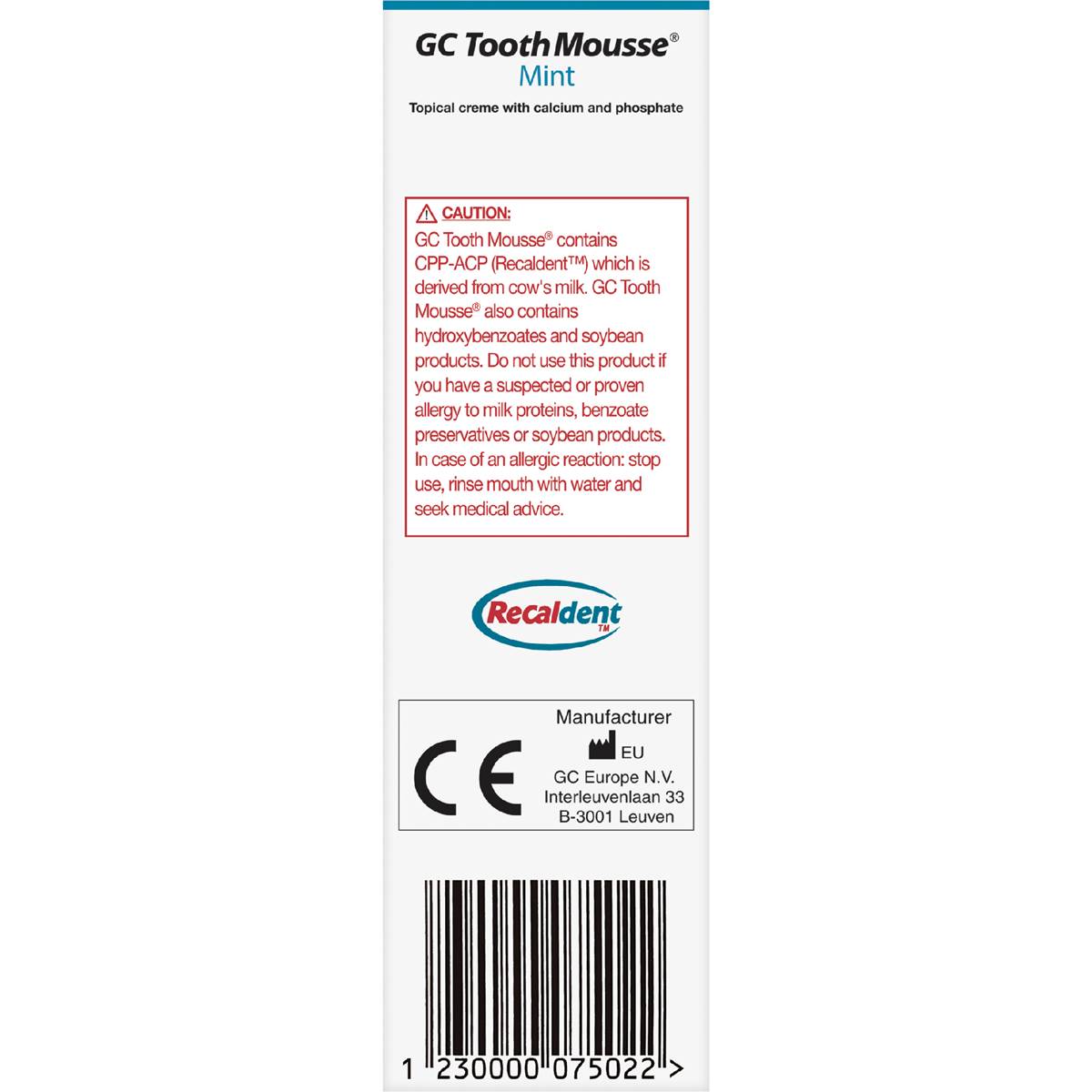 Gc Tooth Mousse Mint 40g | Woolworths