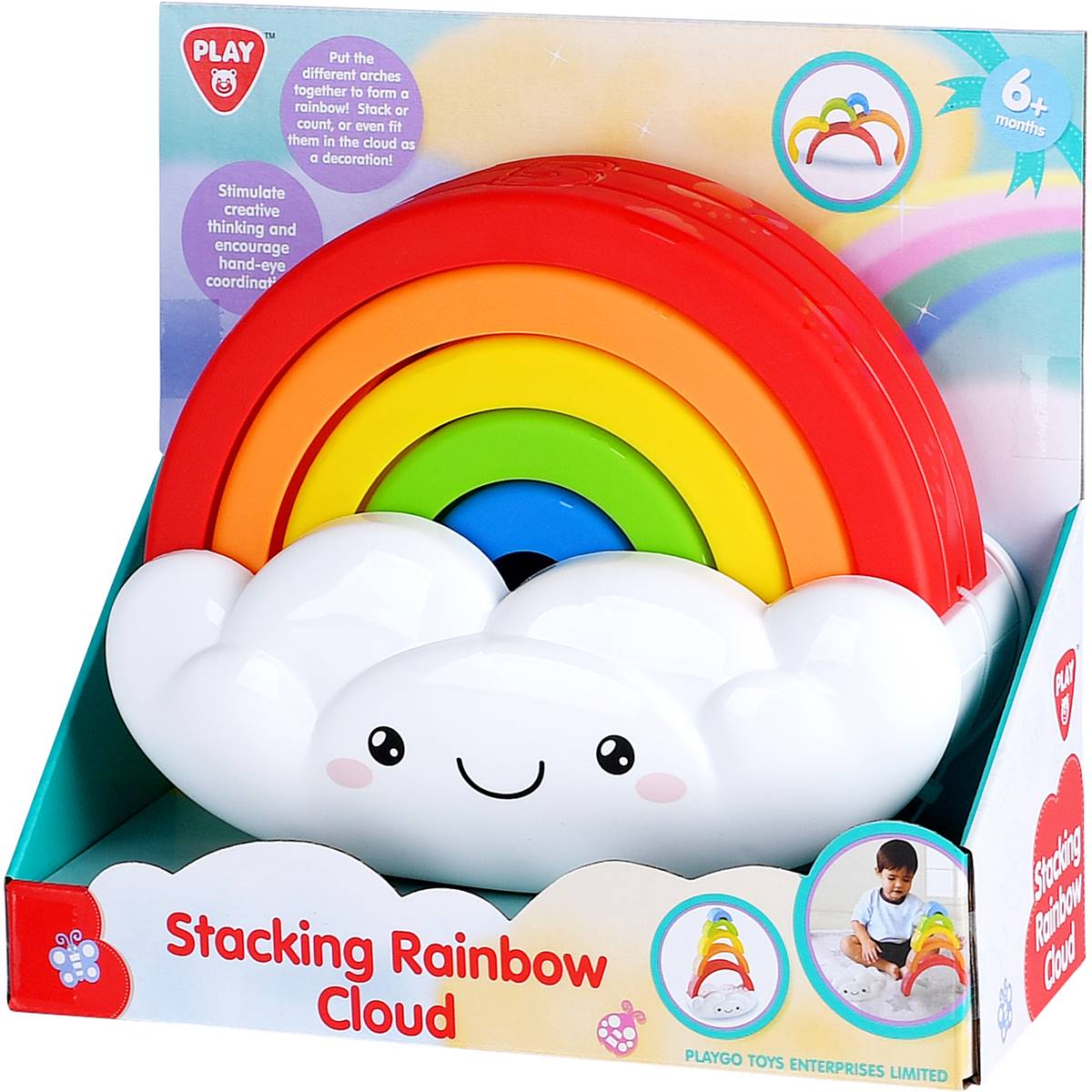 Play Stacking Rainbow Cloud Each | Woolworths