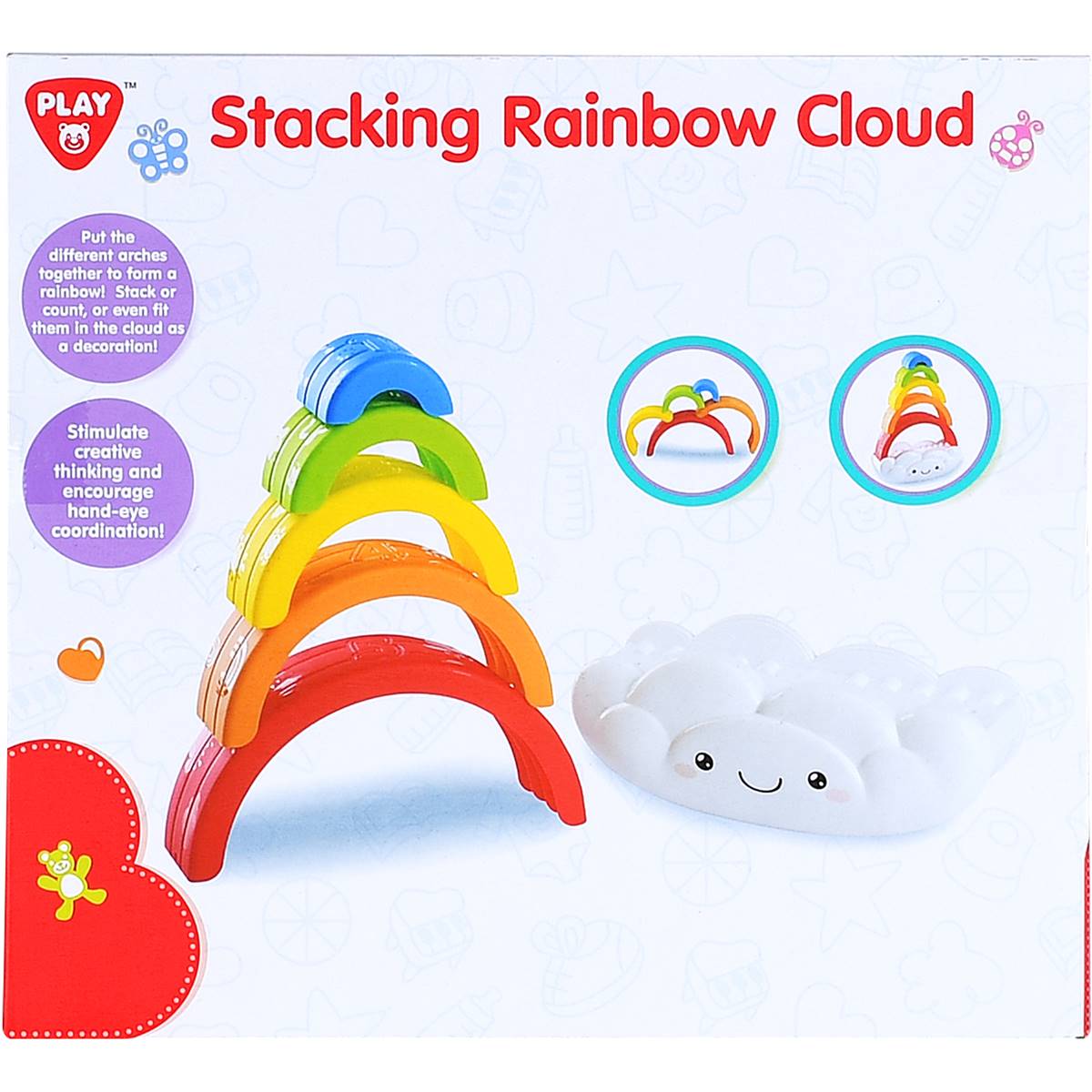 Play Stacking Rainbow Cloud Each | Woolworths
