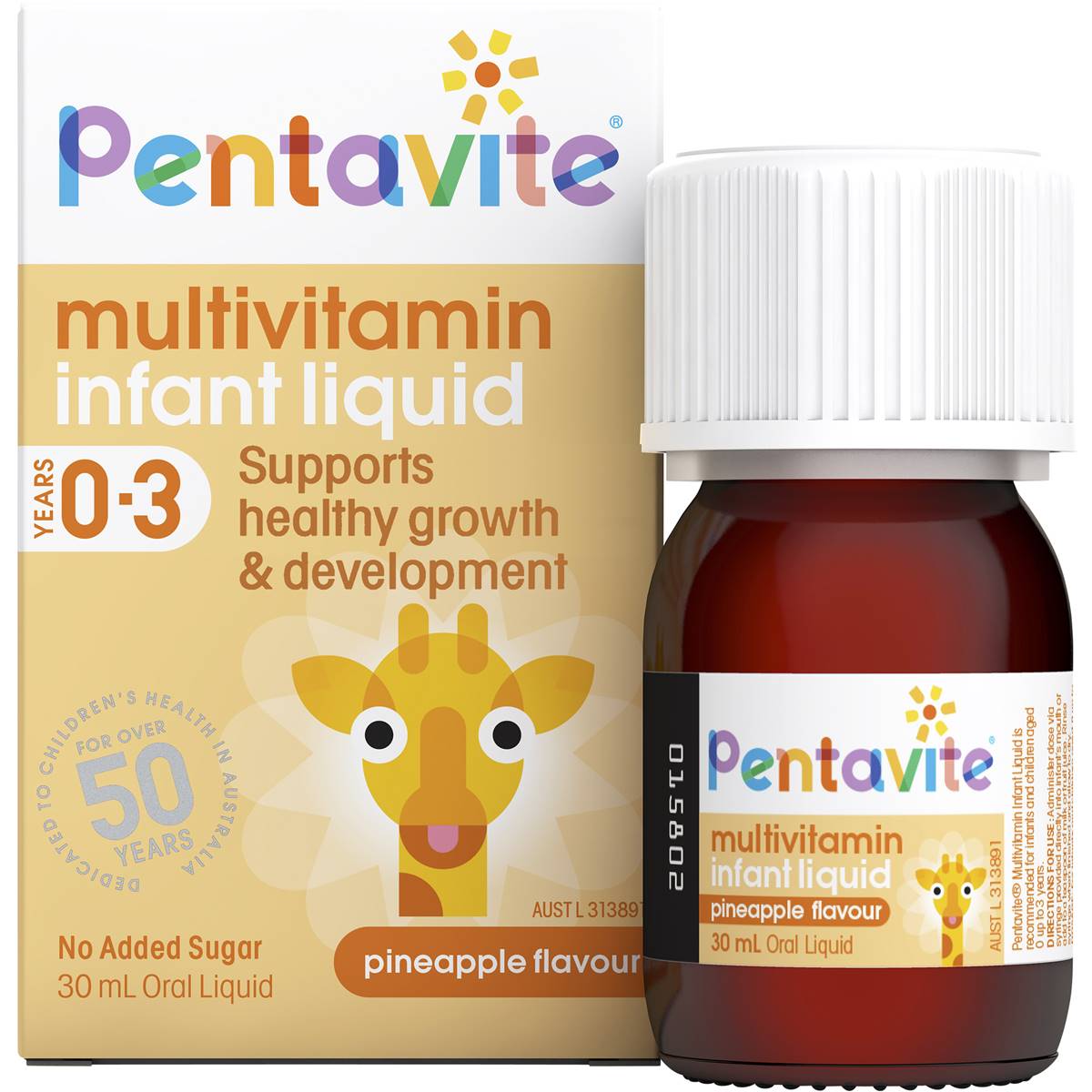 Pentavite Multivitamin Infant Liquid 30ml | Woolworths