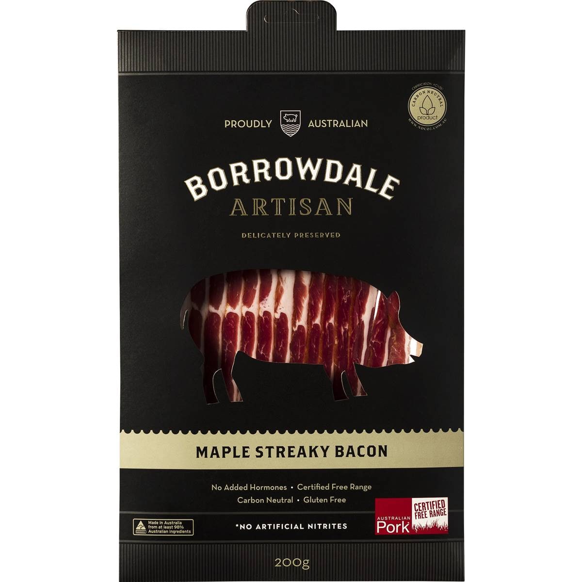 Borrowdale Maple Streaky Bacon 200g | Woolworths