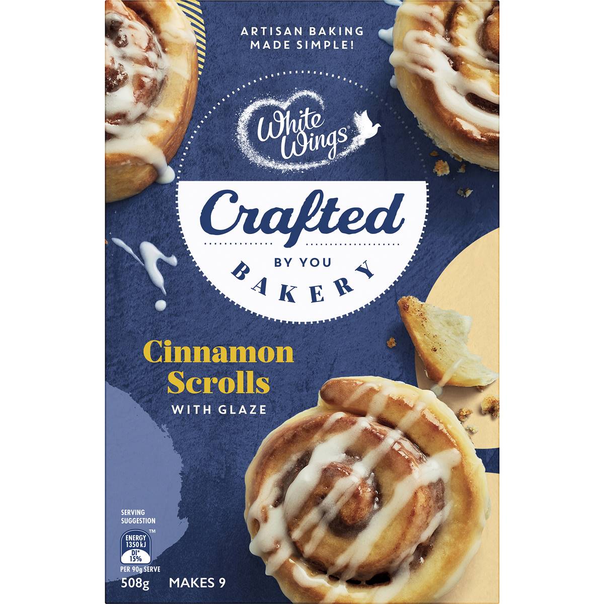 White Wings Cinnamon Scrolls With Glaze 508g | Woolworths White Wings Cinnamon Scrolls With Glaze 508g | Woolworths