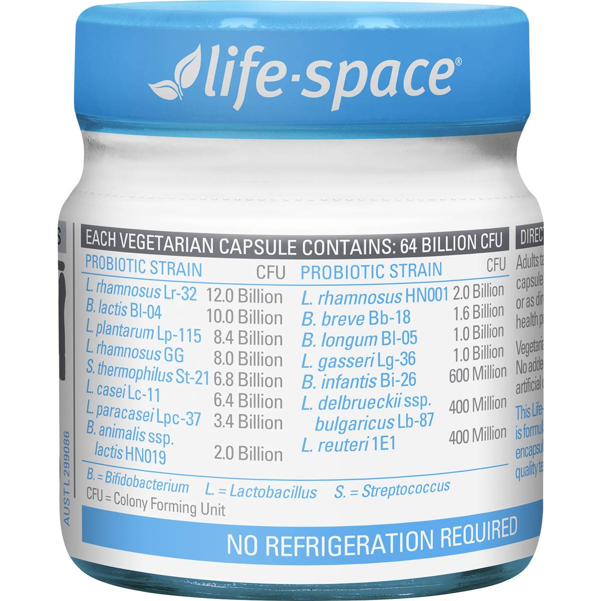 Life-space Double Strength Probiotic Capsules 20 Pack | Woolworths