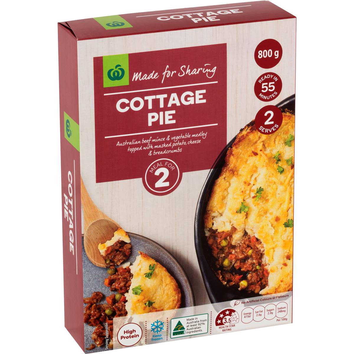 Woolworths Cottage Pie 800g Woolworths Woolworths Cottage Pie 800g Woolworths
