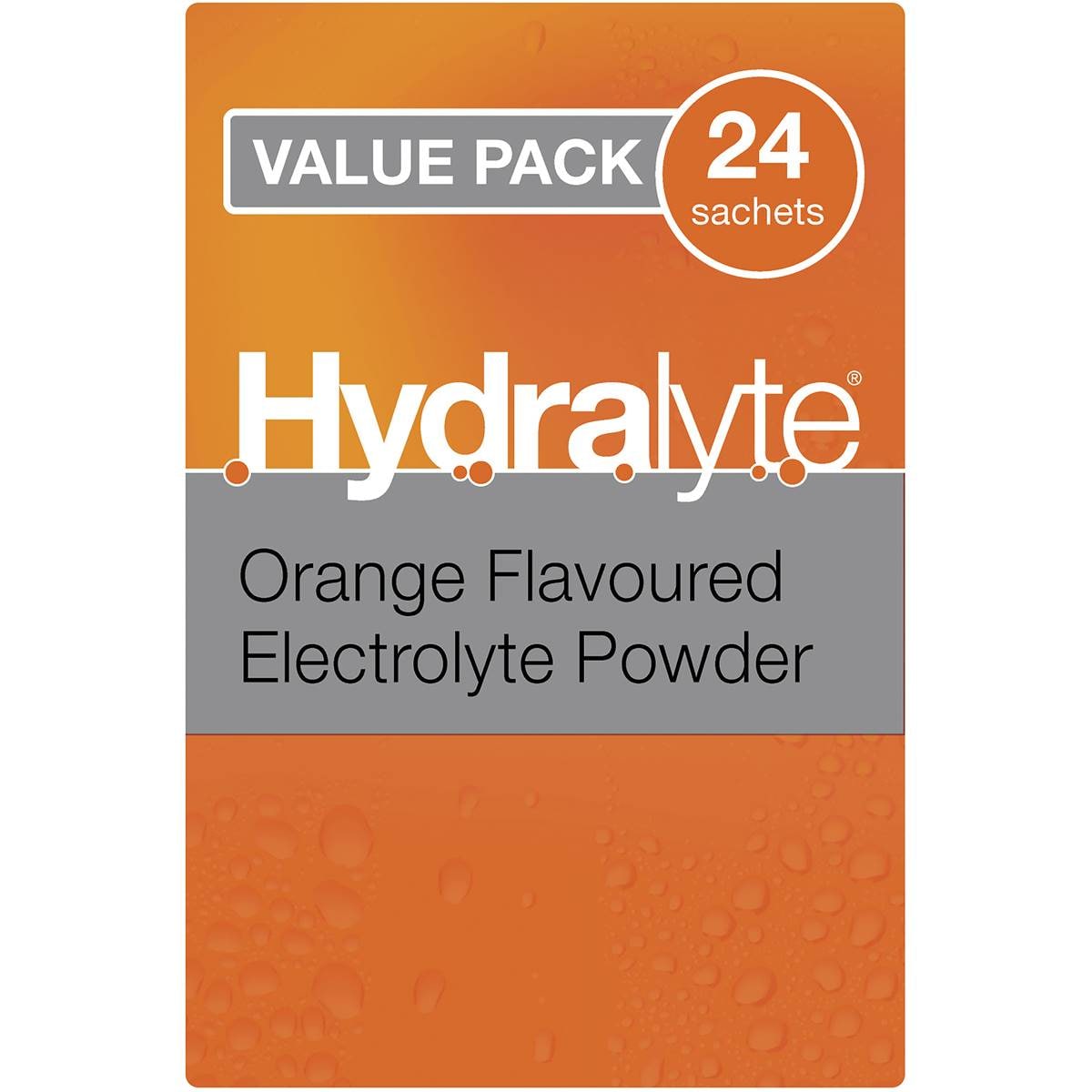 Hydralyte Sachets Orange 24 Pack | Woolworths