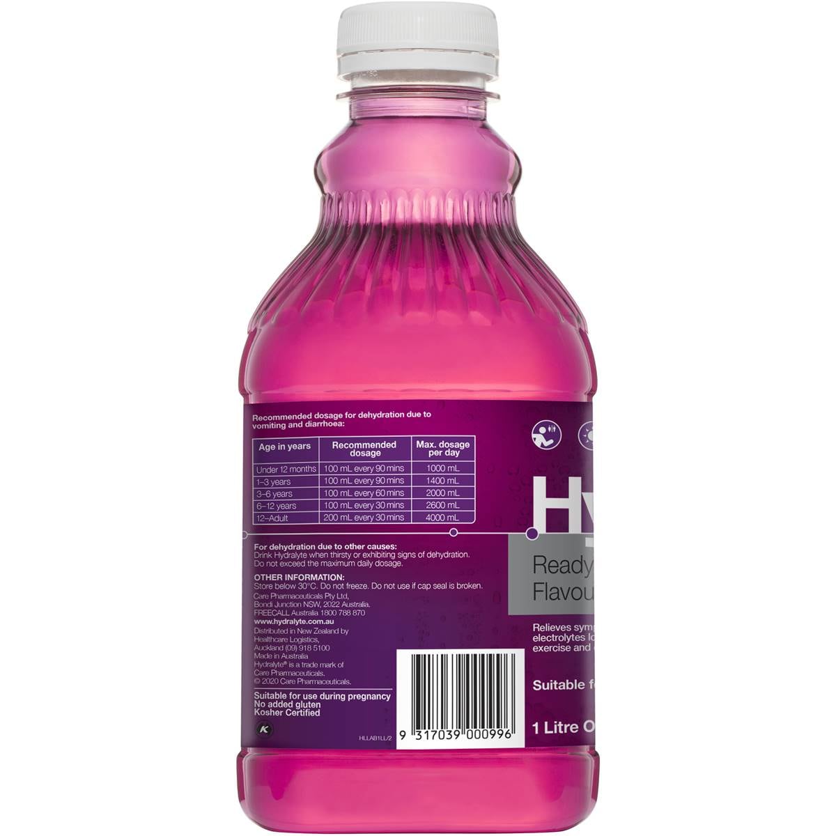 Hydralyte Ready To Drink Electrolyte Solution Apple Blackcurrant 1l ...