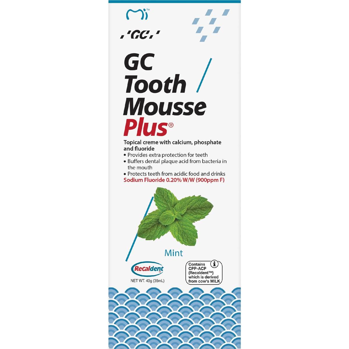 Gc Tooth Mousse Plus Mint 40g | Woolworths
