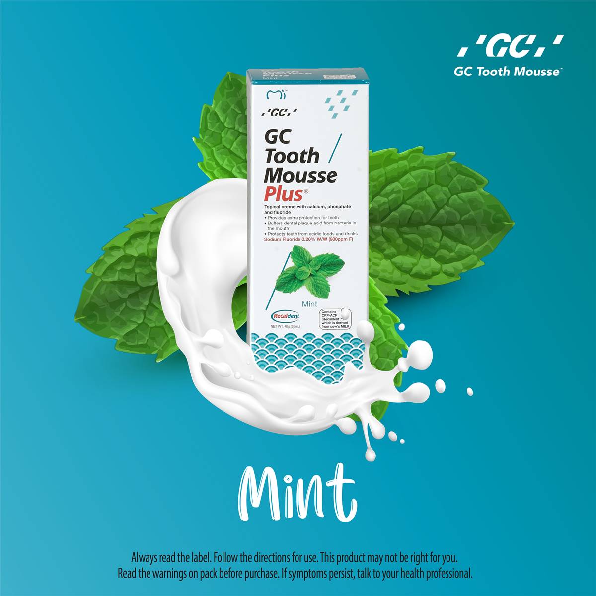 Gc Tooth Mousse Plus Mint 40g | Woolworths