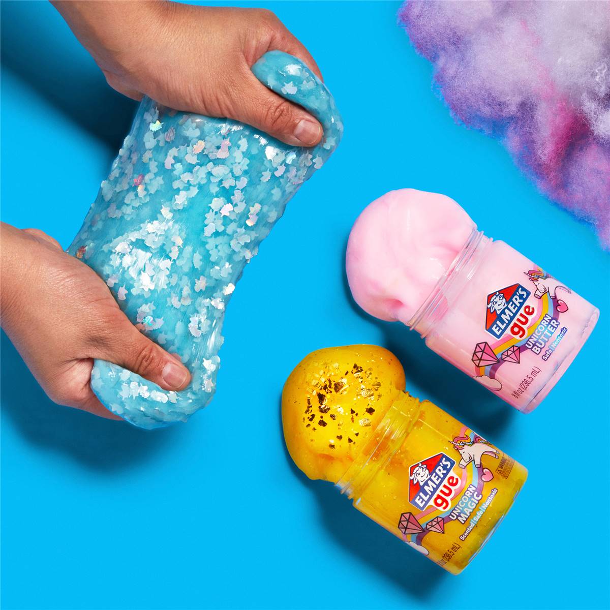 Elmer's Gue Premade Slime Unicorn Dream Slime Kit 3 Pack | Woolworths