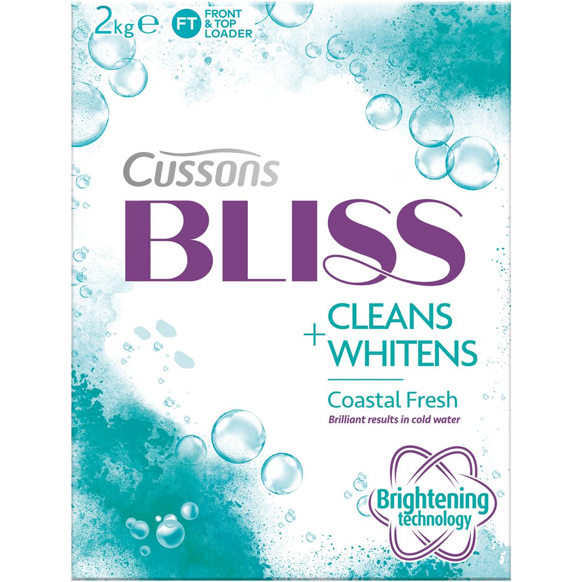 Bliss Cleans + Whitens Coastal Fresh Laundry Powder 2kg | Woolworths