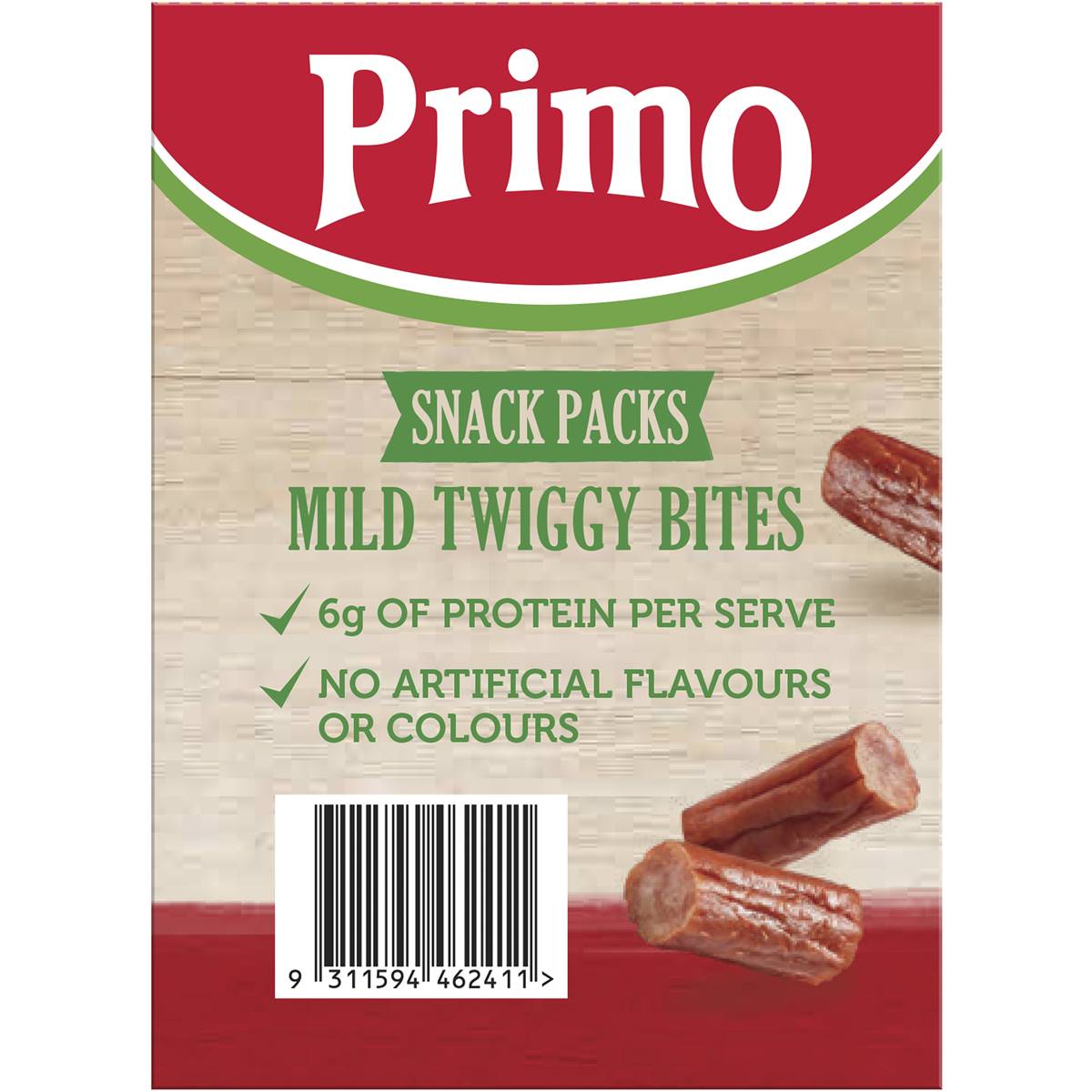 Primo Snack Packs Mild Twiggy Bites 4 Pack | Woolworths