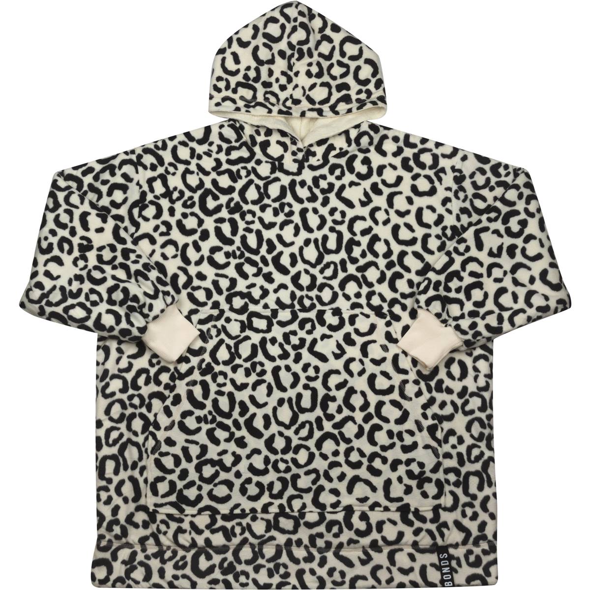 Bonds Super Softies Oversized Hoodie Leopard Medium - Large Each ...