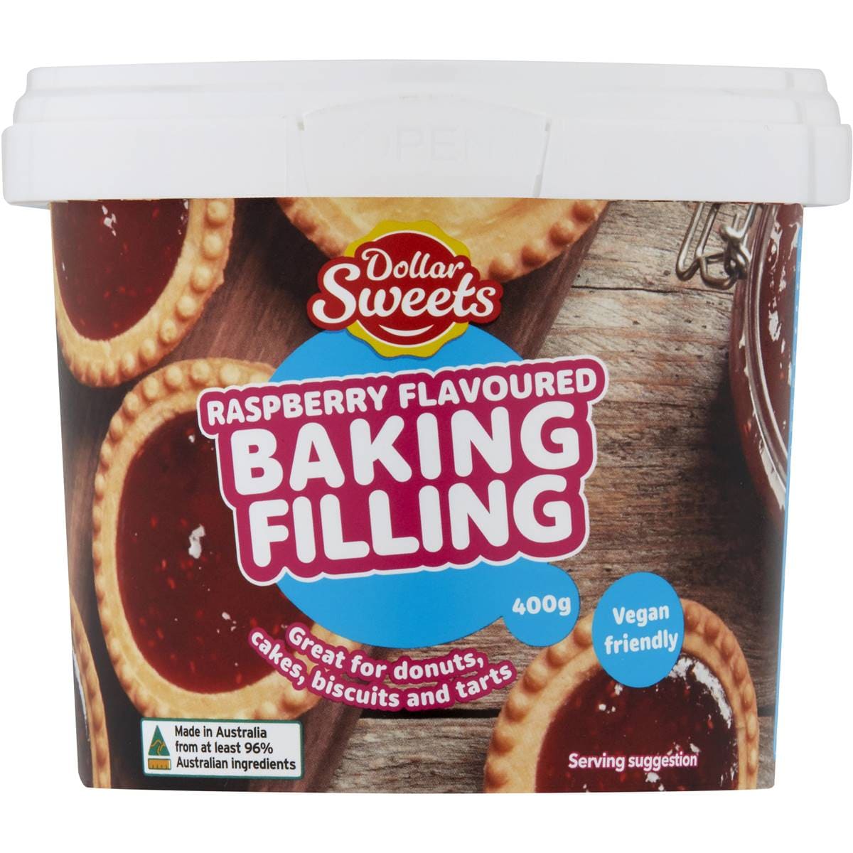 Dollar Sweets Raspberry Flavoured Baking Filling 400g | Woolworths
