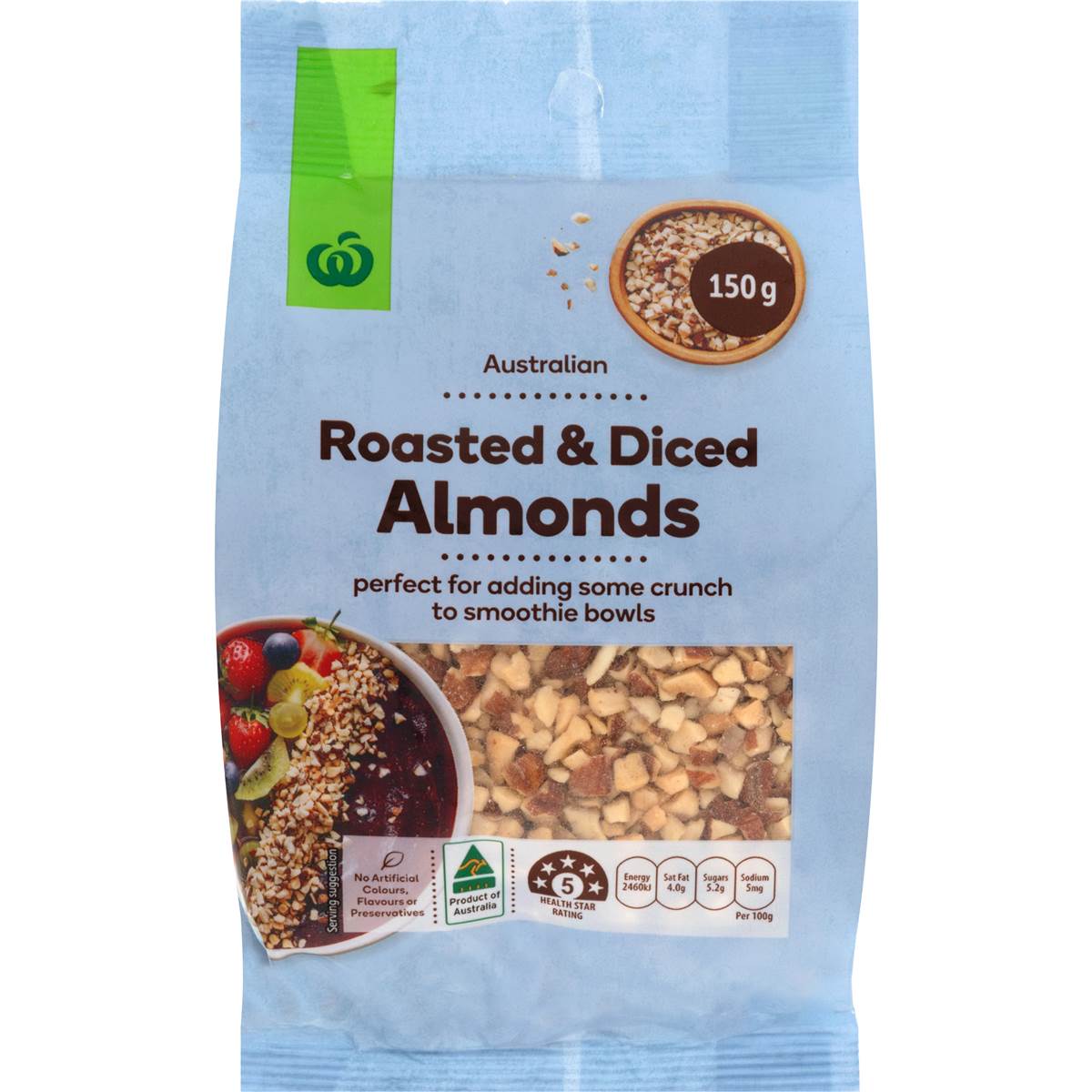 Woolworths Roasted & Diced Almonds 150g | Woolworths Woolworths Roasted & Diced Almonds 150g | Woolworths