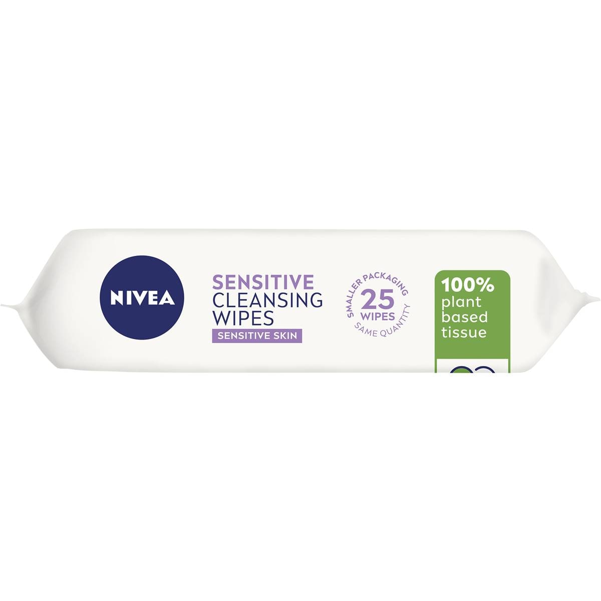 Nivea Sensitive Biodegradable Face Cleansing Makeup Wipes 25 Pack ...
