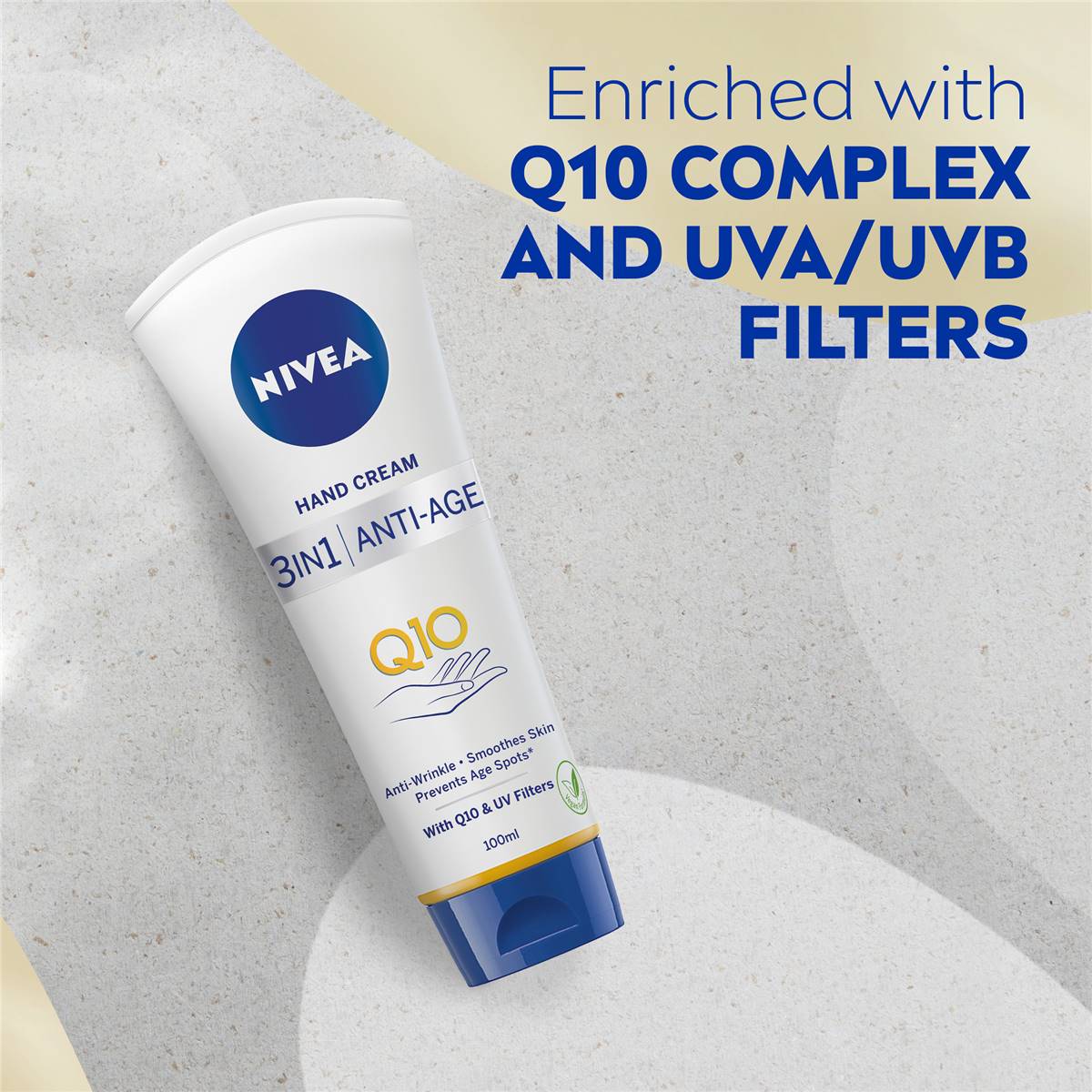 Nivea 3 In 1 Anti Age Care Hand Cream Enriched With Q10 100ml | Woolworths