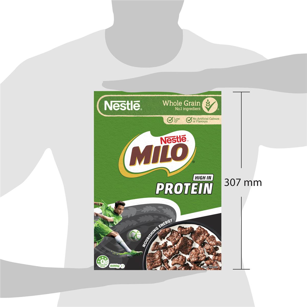 Nestle Milo Protein Breakfast Cereal 600g | Woolworths