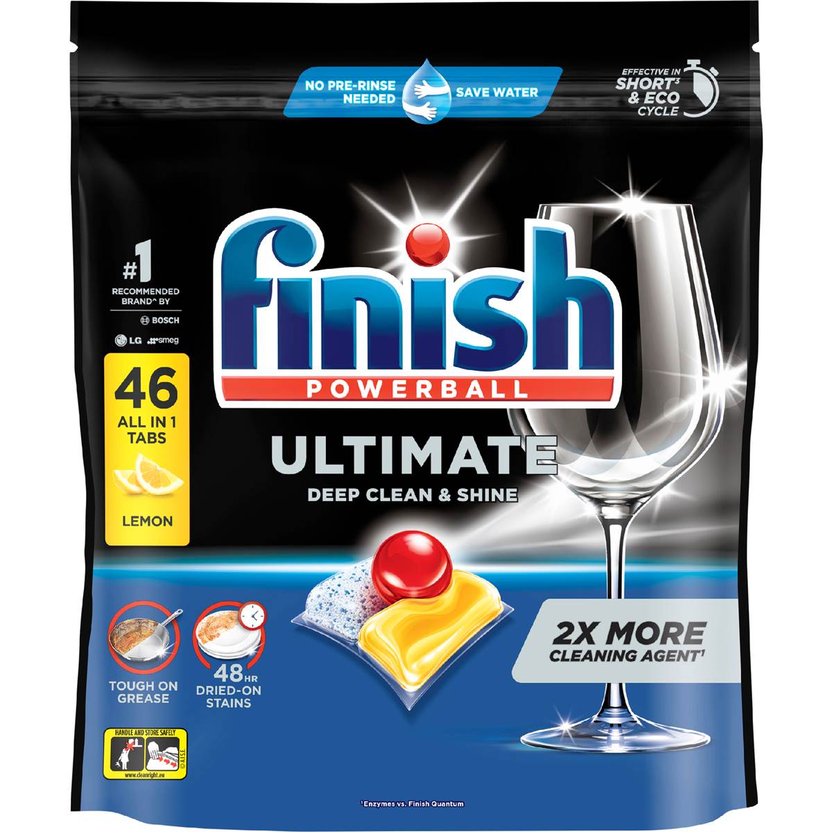 Finish Ultimate Pro Lemon Sparkle Dishwasher Tablets 46 Pack Woolworths Finish Ultimate Pro Lemon Sparkle Dishwasher Tablets 46 Pack Woolworths
