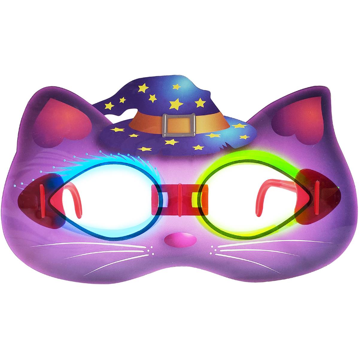 Halloween Glow Mask Cat Each | Woolworths