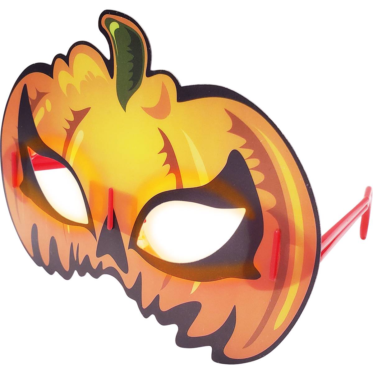 Halloween Glow Mask Pumpkin Each | Woolworths